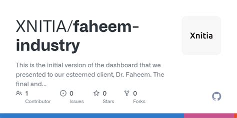 Github Xnitiafaheem Industry This Is The Initial Version Of The Dashboard That We Presented