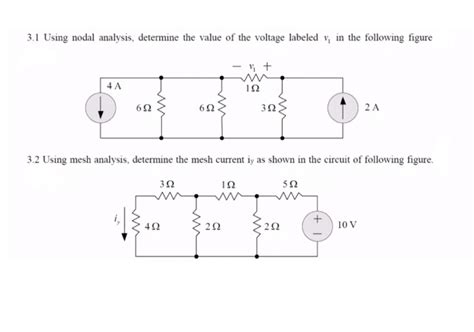 Solved Using Nodal Analysis Determine The Value Of The Chegg