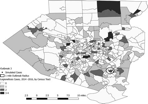 Simulation Of Legionnaires Disease Prospective Spatiotemporal Cluster Detection Allegheny