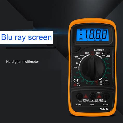 Xl830l Handheld Digital Multimeter Lcd Backlight P Grandado
