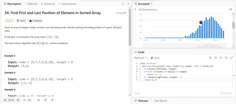 Leetcode 34 Find First And Last Position Of The Element In Sorted