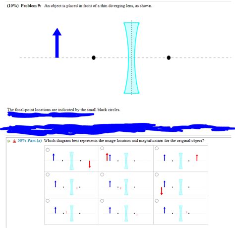 solved 10 problem 9 an object is placed in front of a