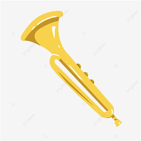 악기 일러스트 황금 나팔 트럼펫 클립 아트 악기를 날려 황금 나팔 Png 일러스트 및 Psd 이미지 무료 다운로드