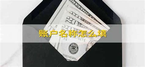 账户名称怎么填 财梯网