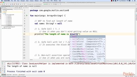 Learn Kotlin Programming Handling Null Values Youtube