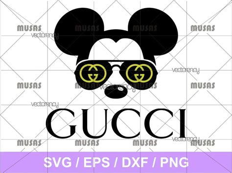 Mickey Gucci Svg Vectorency