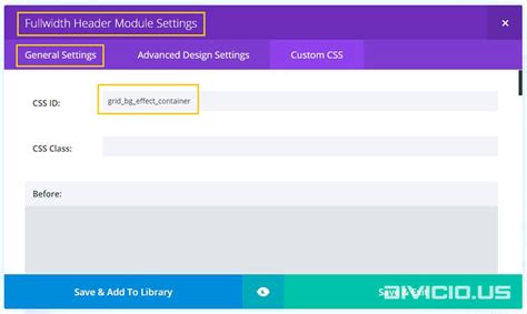 Animated Grid Background Effect For Divi Fullwidth Header Module