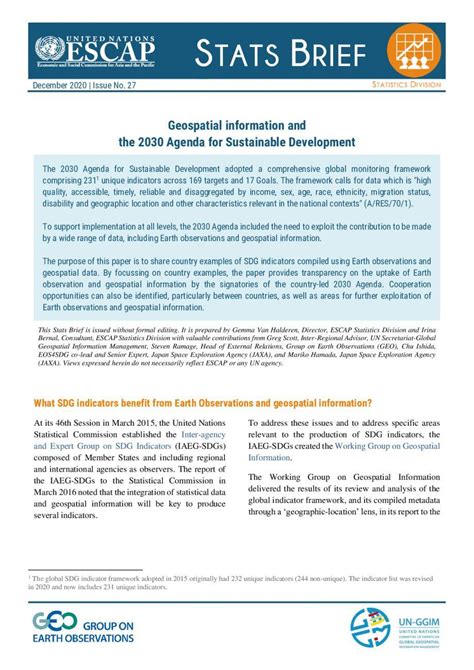 Stats Brief April 2015 Issue No 07 Average Growth Rate