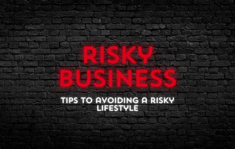 Risky Business Tips To Avoiding A Risky Lifestyle Damsel In Defense Blog