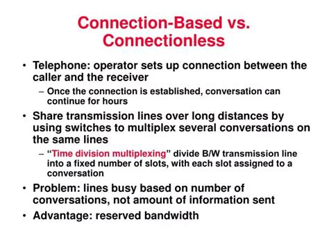 Ppt Connection Based Vs Connectionless Powerpoint Presentation Free Download Id2769703