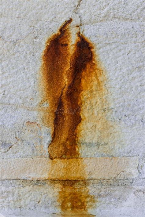 Stains Of Rust On The Concrete Stock Photo Image Of Stone Stains 78757984