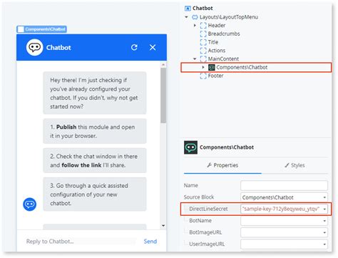 Add A Chatbot UI Block To Your App OutSystems Documentation