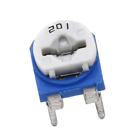 Electronic Spices 200 Ohm Ω Vertical Preset Variable Resistor 201 Pack Of 5pcs