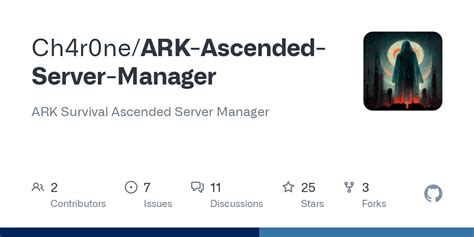 Ch R Ne Ark Ascended Server Manager Discussions Github