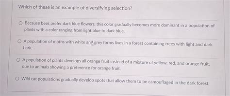 Solved Which Of These Is An Example Of Diversifying