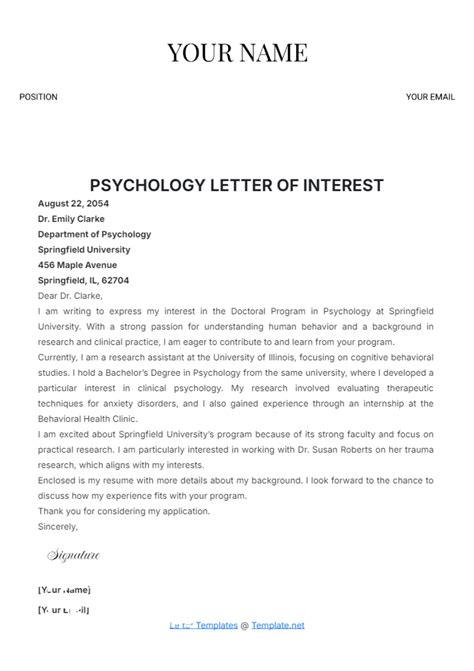 Page 95 Free Letter Templates Editable And Printable