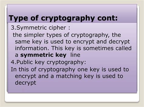Cryptography Ppt