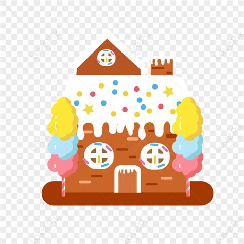마시멜로 크리스마스 진저 하우스 클립 아트솜사탕젤리 빈 Png 일러스트 무료 다운로드 Lovepik