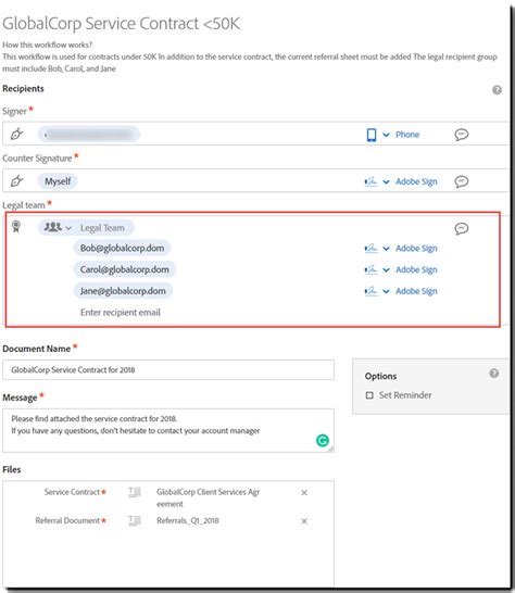 Can An Admin Add Recipient Groups In Workflow Designer Adobe Sign