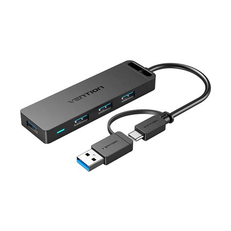 Vention Chtbb Usb Type C To Micro Usb Quad Usb Usb Hub In Bd