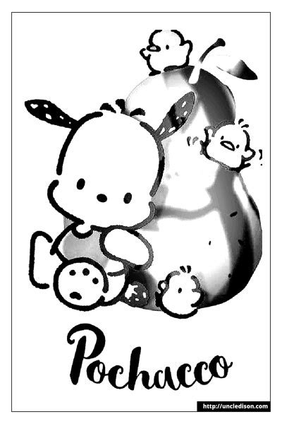 포차코 색칠공부 산리오 무료도안 96장 네이버 블로그