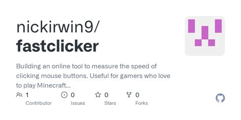 Github Nickirwin9 Fastclicker Building An Online Tool To Measure The Speed Of Clicking Mouse