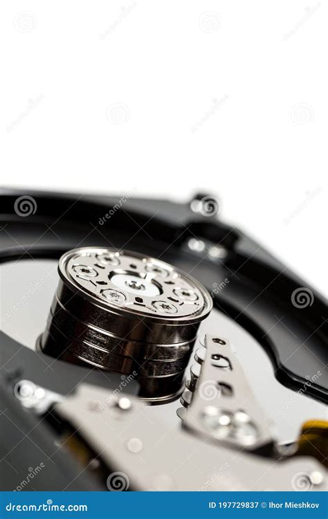 Computer Hard Drive For Storing Large Amounts Of Information Stock Image Image Of Magnetic