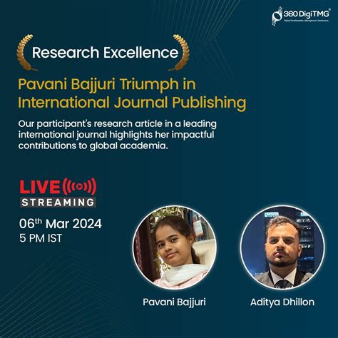 360digitmg On Linkedin Interview With Pavani Bajjuri International