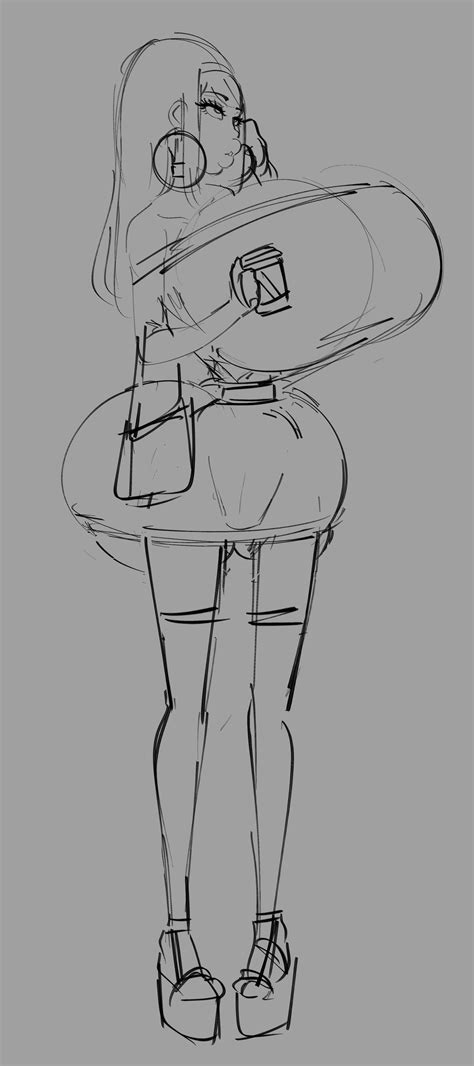 Rule 34 Ass Implants Bimbo Breast Implants Casual Clothes Fake Ass