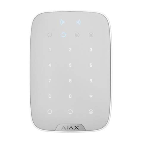 Ajax Keypad Plus User Manual Pdf Download Manualslib