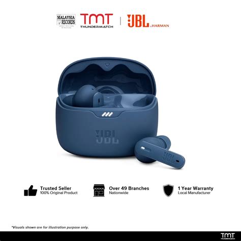JBL Tune Beam TWS True Wireless Noise Cancelling Earbuds Thunder Match
