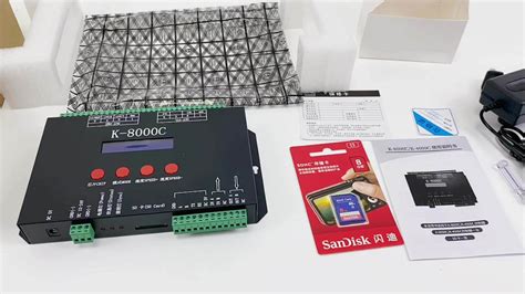 LED Pixel Controller T S K C K C SD Card Programmable Ws Ws B Ws Sk