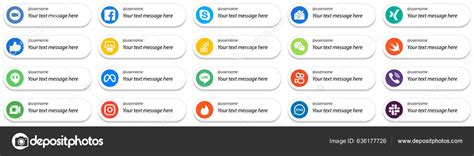 Customizable Follow Social Media Icon Set Icons Overflow Question Chat ©flatart 636177726e Ait