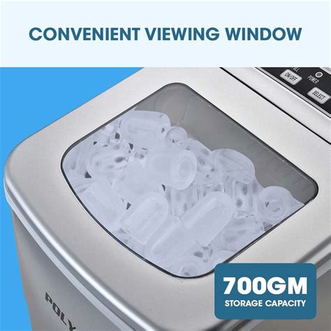 Polycool 12kg Electric Ice Cube Maker Portable 2l Automatic Machine S