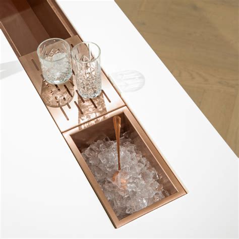 Colander Insert Entertainer Series Brushed Copper Abi Interiors Uk