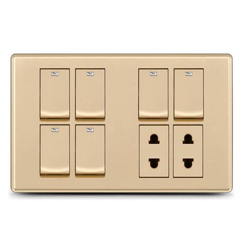 6 Gang Switch 2 Socket Nepal Switch Wall Switch Manufacturers Suppliers Wholesale