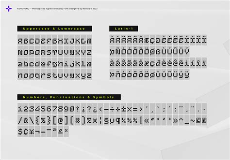 Ketamono — Monospaced Display Font On Behance
