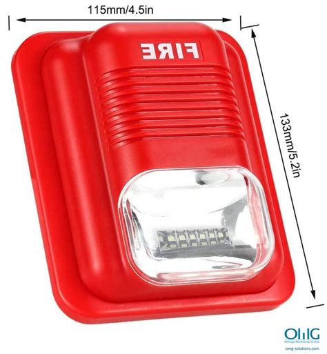 SPY416 OMG WiFi Hidden SPY Camera Fire Alarm Siren Strobe Size V2 OMG Solutions