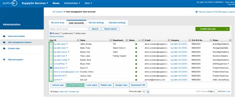 Resetting A Password For A User Supplyon Support Center