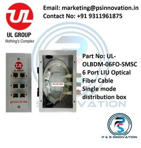 Mild Steel LIU Fiber Box SINGLE MAODE For Networking Devices At Piece In Noida