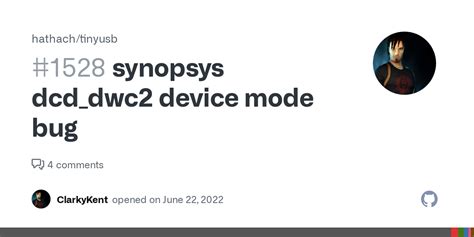Synopsys Dcd Dwc2 Device Mode Bug Issue 1528 Hathach Tinyusb GitHub