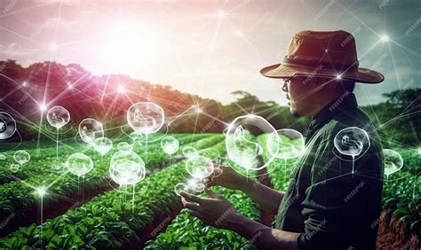 Premium Photo Smart Farming Agriculture Concept Creating Using Generative Ai Tools