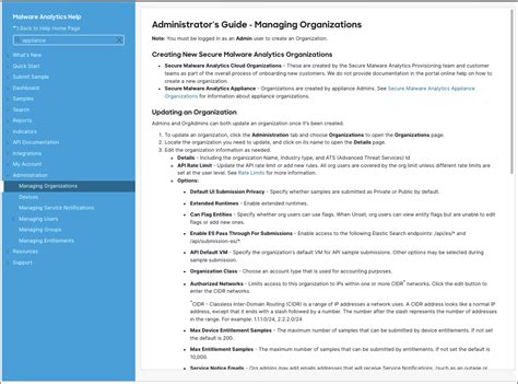 Cisco Secure Malware Analytics Appliance Administrator Guide Version 2