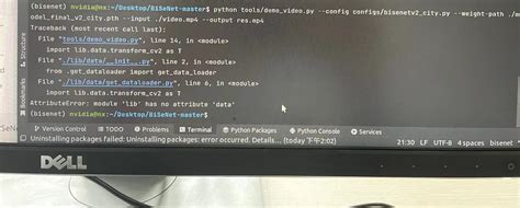attributeerror module lib has no attribute data · issue 283
