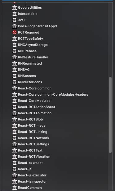 Xcode React Missing · Issue 26665 · Facebookreact Native · Github