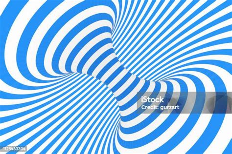 광학 3 차원 환상 래스터 그림을 소용돌이 친다 나선형 줄무늬를 대조 라인 기하학적 겨울 원환체 이미지를 반복 합니다 3차원 형태에 대한 스톡 사진 및 기타 이미지 Istock