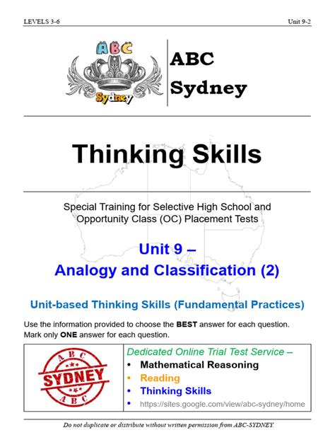 Thinking Skills Practice For Oc Tests Pdf Geometry