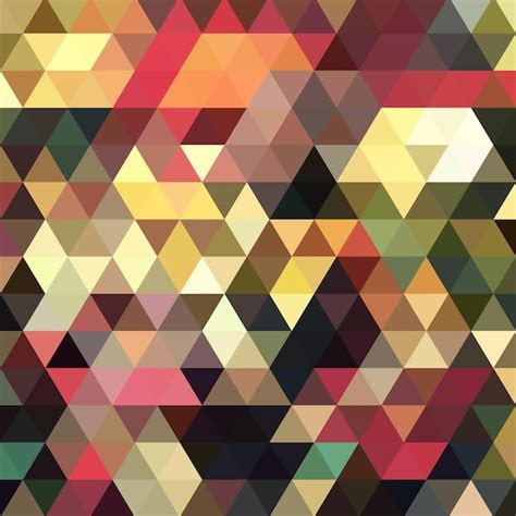 Premium Photo Color Wallpaper With Linked Triangles