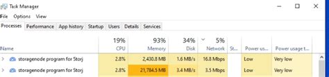 Solved Win10 20gb Ram Usage Troubleshooting Storj Community Forum Official