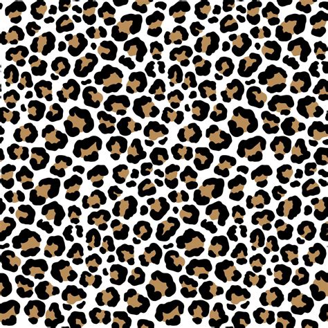 Leopard Animal Motif Vector Seamless Pattern Design 4704530 Vector Art